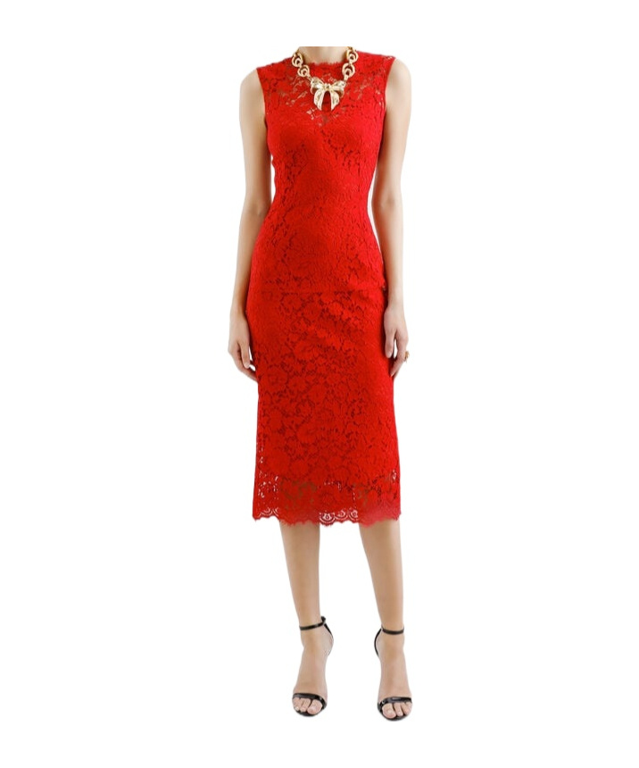 DOLCE & GABBANA Dolce & Gabbana Floral Lace Dress